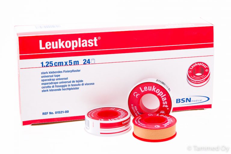 Leukoplast kangasteippi 1,25 cm x 5 m, 1 kpl - Tammed Oy
